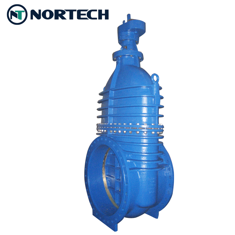 China China Large gate valve metal seated Ductile Cast Iron Ggg50 ...